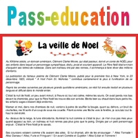 La veille de noël - Lecture : 4eme, 5eme Primaire - PDF à imprimer