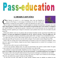 Le Dragon à sept têtes - Lecture - Compréhension - Rédaction : 3eme ...