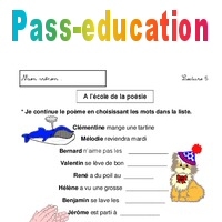 A l’école de la poésie - Lecture compréhension - Français : 1ere, 2eme ...