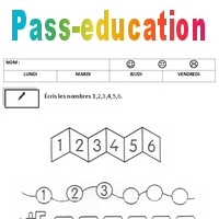Ecrire les chiffres - Ecriture : 2eme, 3eme Maternelle - Cycle ...
