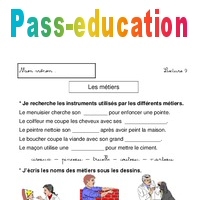 Métiers - Lecture compréhension - Français : 1ere, 2eme Primaire ...