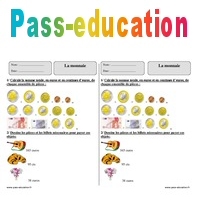Euro - Exercices corrigés sur la monnaie : 3eme Primaire - Cycle 2 ...