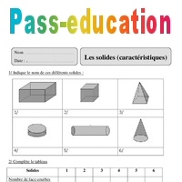 Solides - Exercices corrigés - Géométrie - Mathématiques : 5eme ...