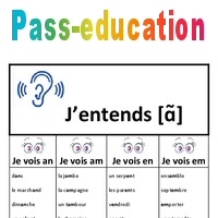 Son ɑ̃ - an - am - en - em - Affiche pour la classe : 1ere, 2eme ...