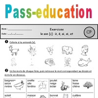 Exercices - Son è, ê, ai, ei, et - Etude des sons : 1ere Primaire - PDF ...