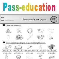 Exercices - Son o ouvert - Etude des sons : 1ere Primaire - Cycle 2 ...