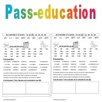 Son an, am, en, em - Phonologie - Etude des sons : 1ere Primaire ...
