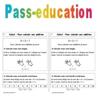 Calculer une addition - Cours, Leçon : 1ere Primaire - PDF à imprimer