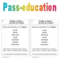 Jours de la semaine - Cours, Leçon : 1ere Primaire - Cycle 2 - PDF à ...