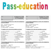 Verbes en er - Présent - Révisions avec correction : 2eme Primaire ...