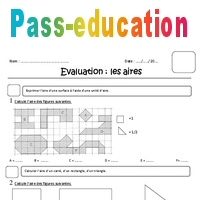 Aires - Examen Evaluation : 5eme Primaire - Cycle 3 - PDF à imprimer