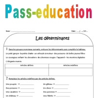Déterminants - Exercices corrigés : 3eme Primaire - Cycle 2 - PDF à ...