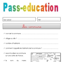 Ma commune - Exercices : 4eme, 5eme Primaire - Cycle 3 - PDF à imprimer
