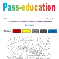 Présent - Coloriage magique : 2eme Primaire - PDF à imprimer