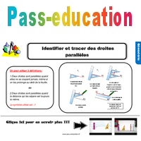 Identifier et tracer des droites parallèles - Cours, Leçon, trace ...