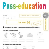 J’entends, je lis et j’écris le son [a] - Exercices avec correction ...