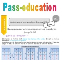 Je décompose et recompose les nombres jusqu’à 99 - Cours, Leçon : 2eme ...