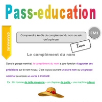 Comprendre le rôle du complément du nom au sein de la phrase. - Cours ...