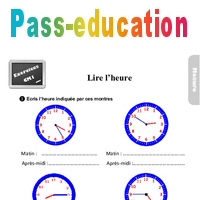 Lire l’heure - Exercices, révisions : 4eme Primaire - Cycle 3 - PDF à ...
