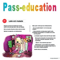 Lalie est malade - Lecture compréhension - Histoire illustrée - Niveau ...
