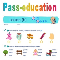 Le son [b] - Etude du code / les sons : 1ere, 2eme Primaire - PDF à ...