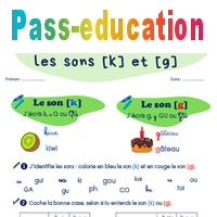 Confusion entre les sons [k] et [g] - Exercices de phonologie avec les ...