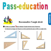 Reconnaître les angles droits - Exercices, révisions : 2eme Primaire ...