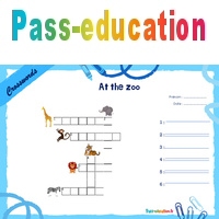 At the zoo - Mots fléchés - Lexique / vocabulaire - Crosswords : 2eme ...