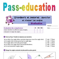 Identifier et classer les angles - Évaluation de grandeurs et mesures ...
