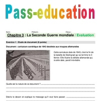 La Seconde Guerre mondiale - Examen Evaluation avec les corrections ...