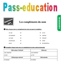 Les compléments du nom avec les corrections - Exercices, révisions ...