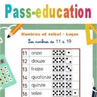 Les nombres de 11 à 19 - Séquence complète : 1ere Primaire - PDF à imprimer