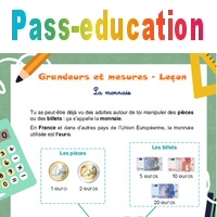 La monnaie - Cours, Leçon : 1ere Primaire - PDF à imprimer