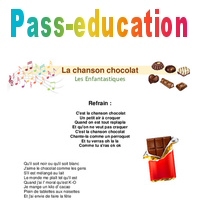 La chanson chocolat - Poème - Lecture : 3eme Primaire - PDF à imprimer