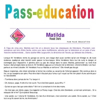 Matilda (Roald Dahl) - Littérature : 1ere Secondaire - Cycle 4 - PDF à ...