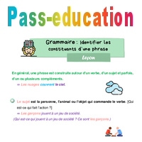 Identifier les constituants d’une phrase - Cours, Leçon de grammaire ...