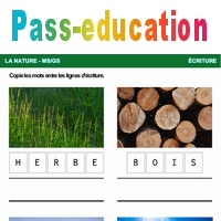 La nature - Ecriture : 2eme, 3eme Maternelle - Cycle Fondamental - PDF ...