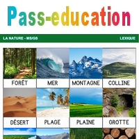 La nature - Lexique : 2eme, 3eme Maternelle - Cycle Fondamental - PDF à ...