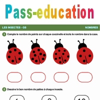 La coccinelle - Les insectes - Nombres : 3eme Maternelle - Cycle ...