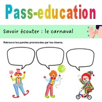 Le carnaval - Découvrir l'écrit : 3eme Maternelle - Cycle Fondamental ...