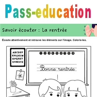 La rentrée - Découvrir l'écrit : 3eme Maternelle - Cycle Fondamental ...