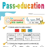 Le son [o] au eau - Phonologie - Lecture - Le carrousel des sons : 3eme ...