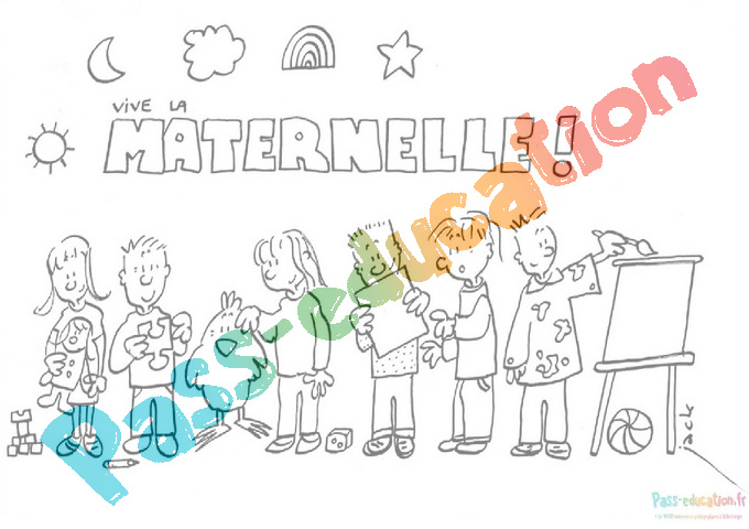 Coloriages gratuits sur le thème de l'école - activités ludiques et ...