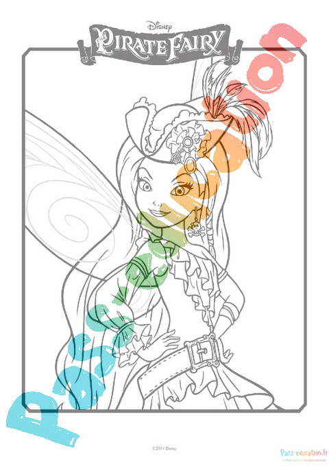 Coloriage fée gratuit