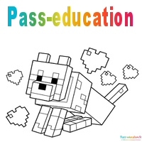 Coloriage gratuit : Minecraft - PDF à imprimer