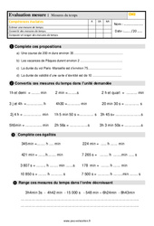 Grandeurs et Mesures : 5eme Primaire - Soutien scolaire : exercice ...